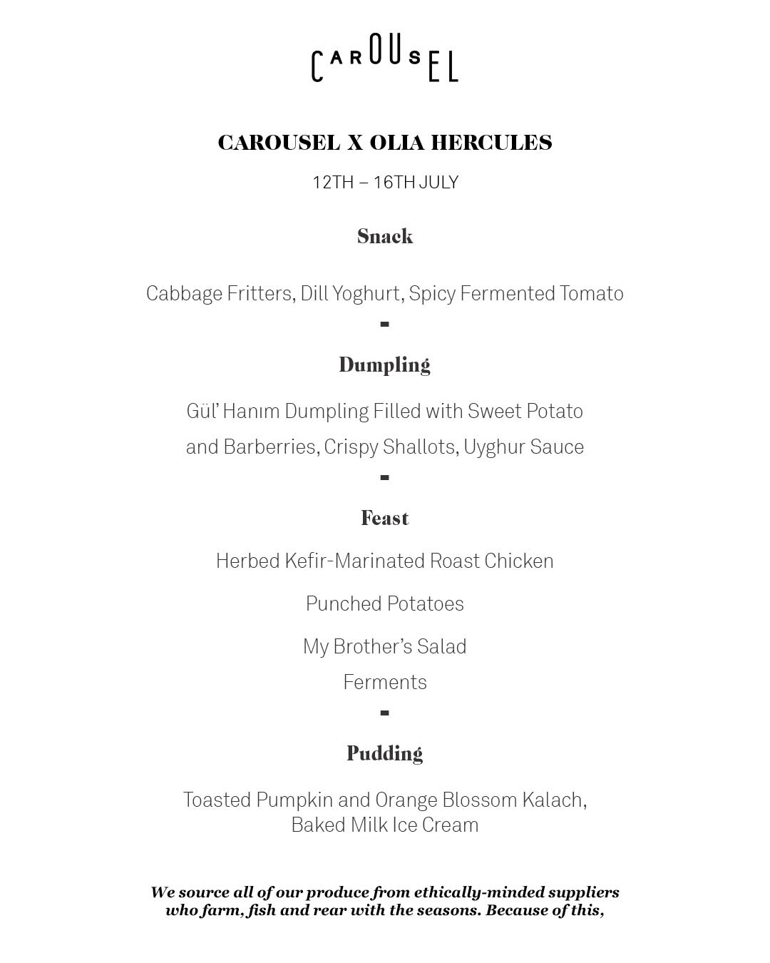 Olia Hercules | Carousel-London